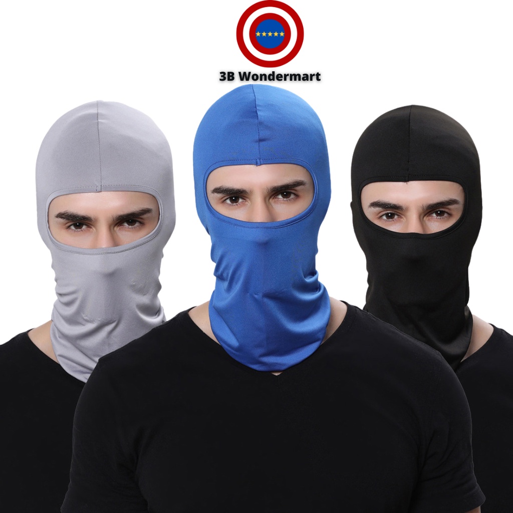 Musion Quick Dry Balaclava Sun Protection Full Face Mask Windproof Bike ...