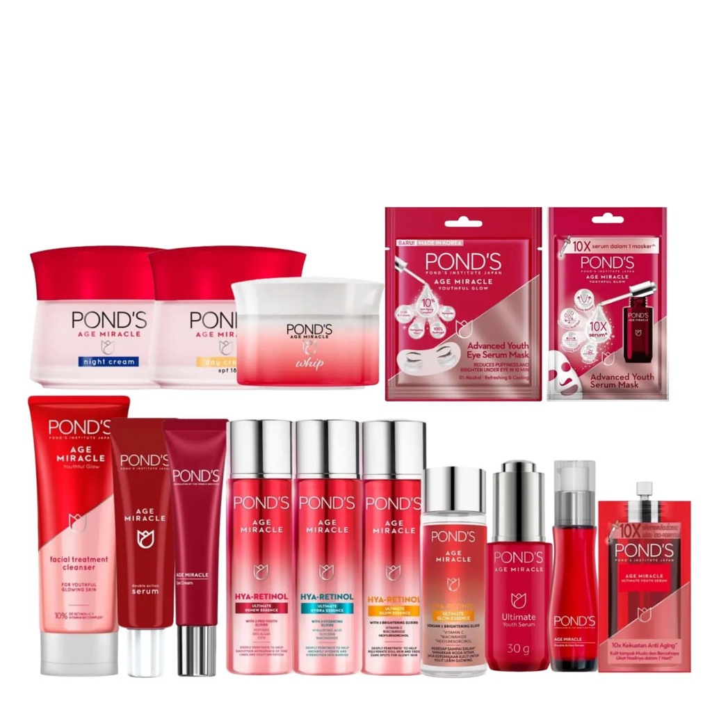 Ponds Age Miracle All Variants - Latest Ponds Age Miracle Series ...
