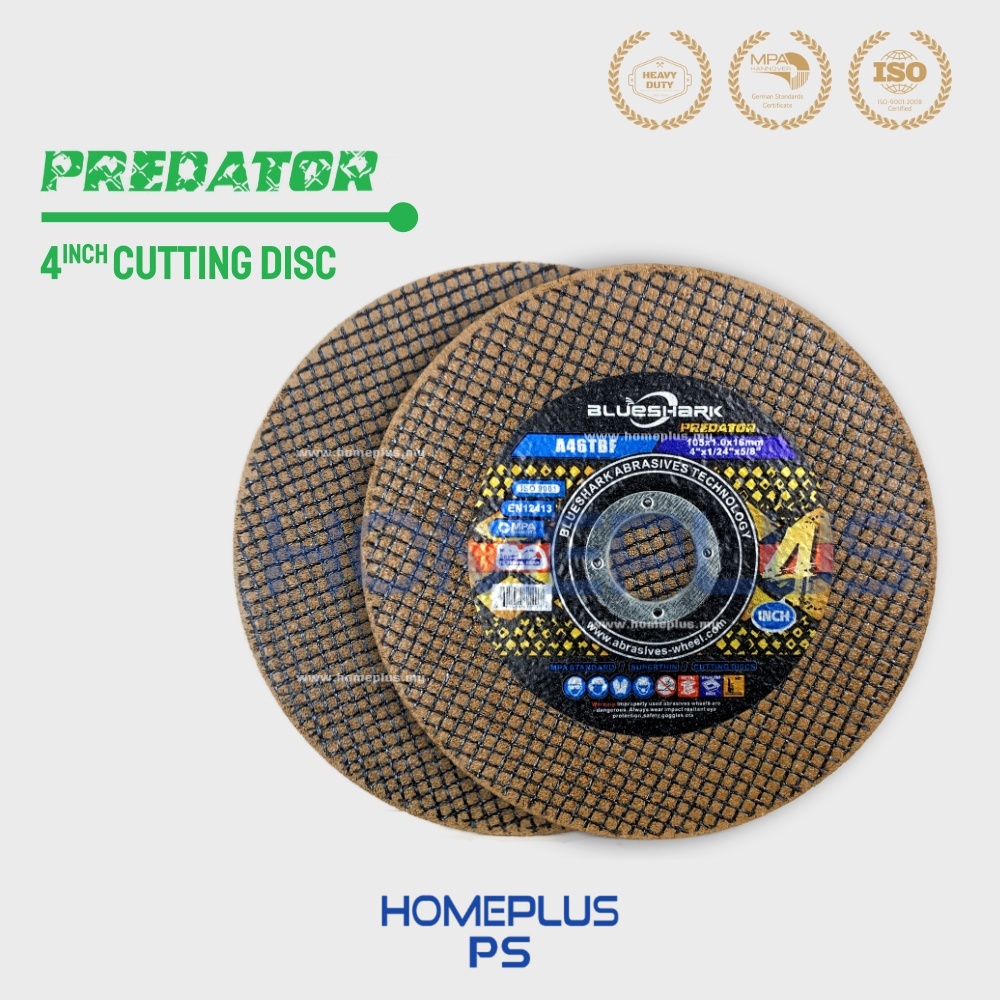 4 inch Steel Yellow Cutting Disc 105 x 1.0 x 16mm Angle Grinder Inox ...