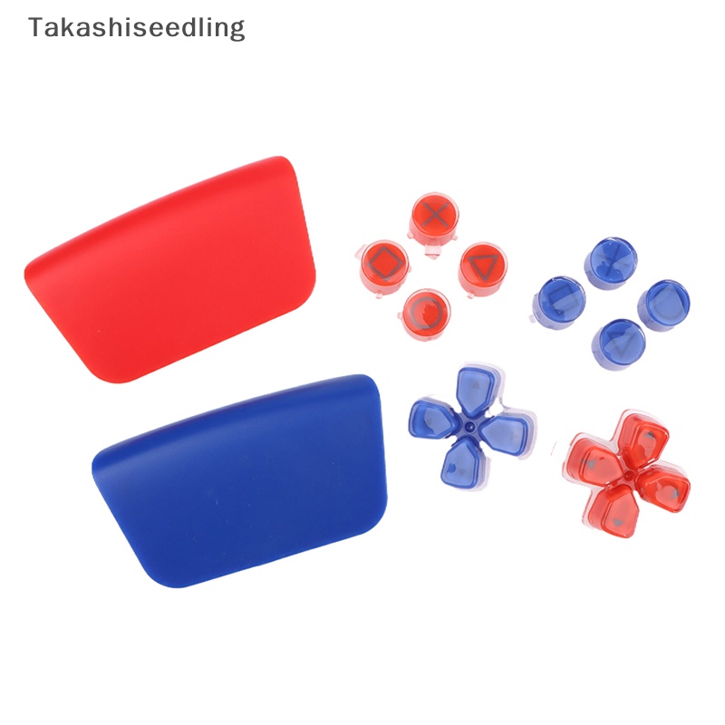 (Takashiseedling) 5/6PCS For PS5 Controller Replacement Dpad ABXY Jelly ...