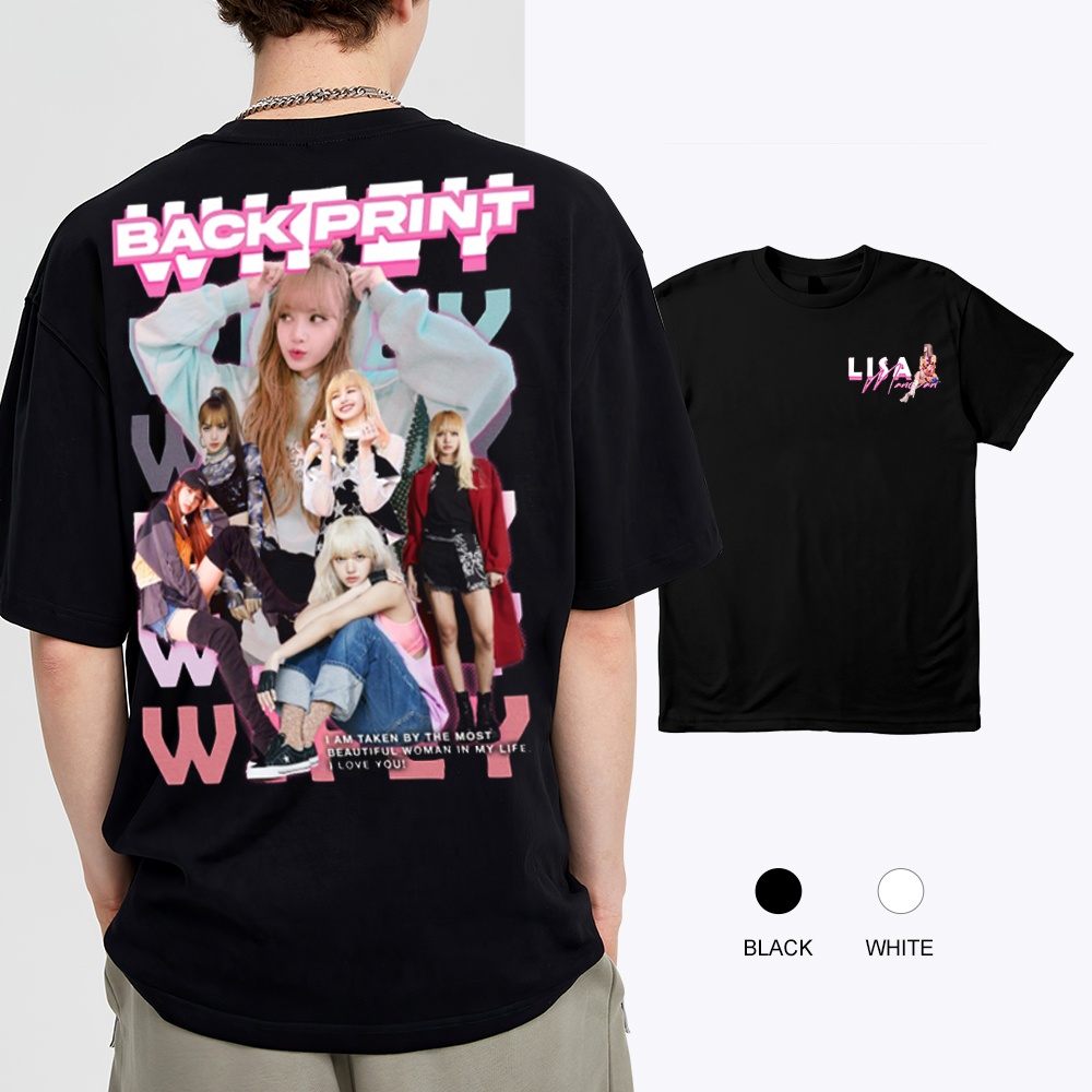 BLACKPINK Lisa Iconic Streetwear Shirt Idol Cotton T-Shirt High Quality ...