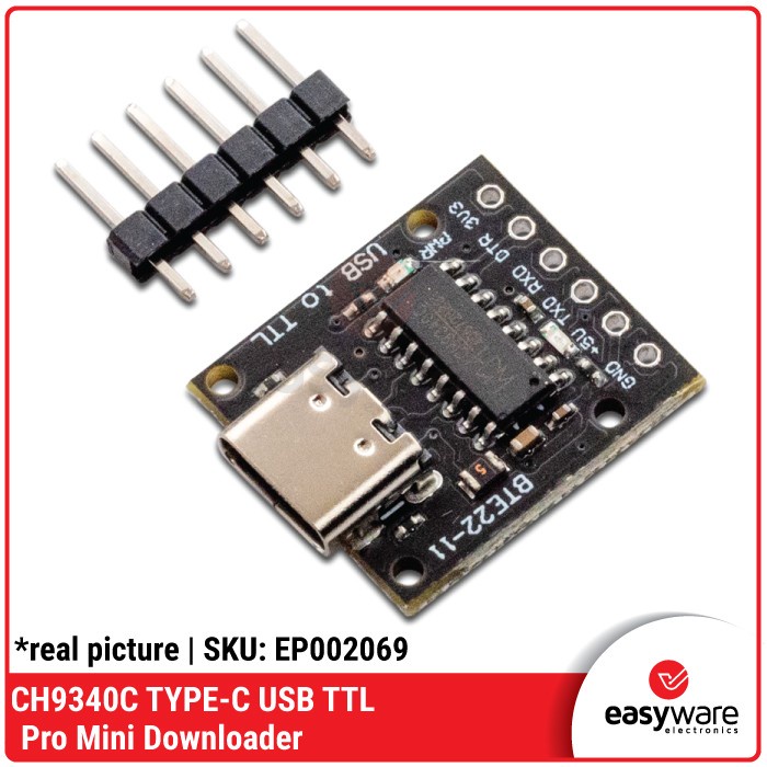 Ch340e CH340C CH9340C USB to TTL Module Pro Mini Downloader Type-C ...