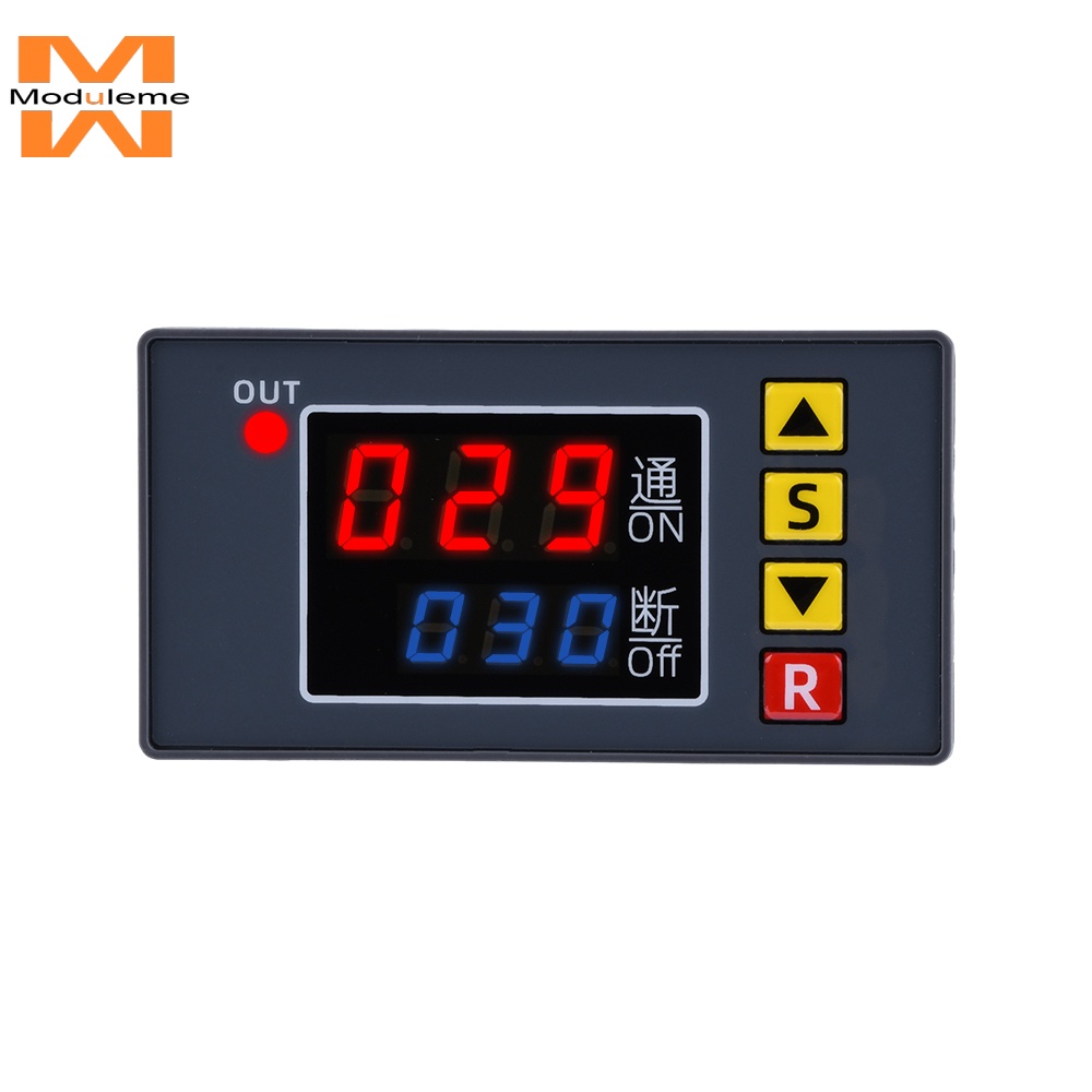 Timer Relay AC 110V 220V 12V Time Delay Switch 10A Timer Switch Module ...