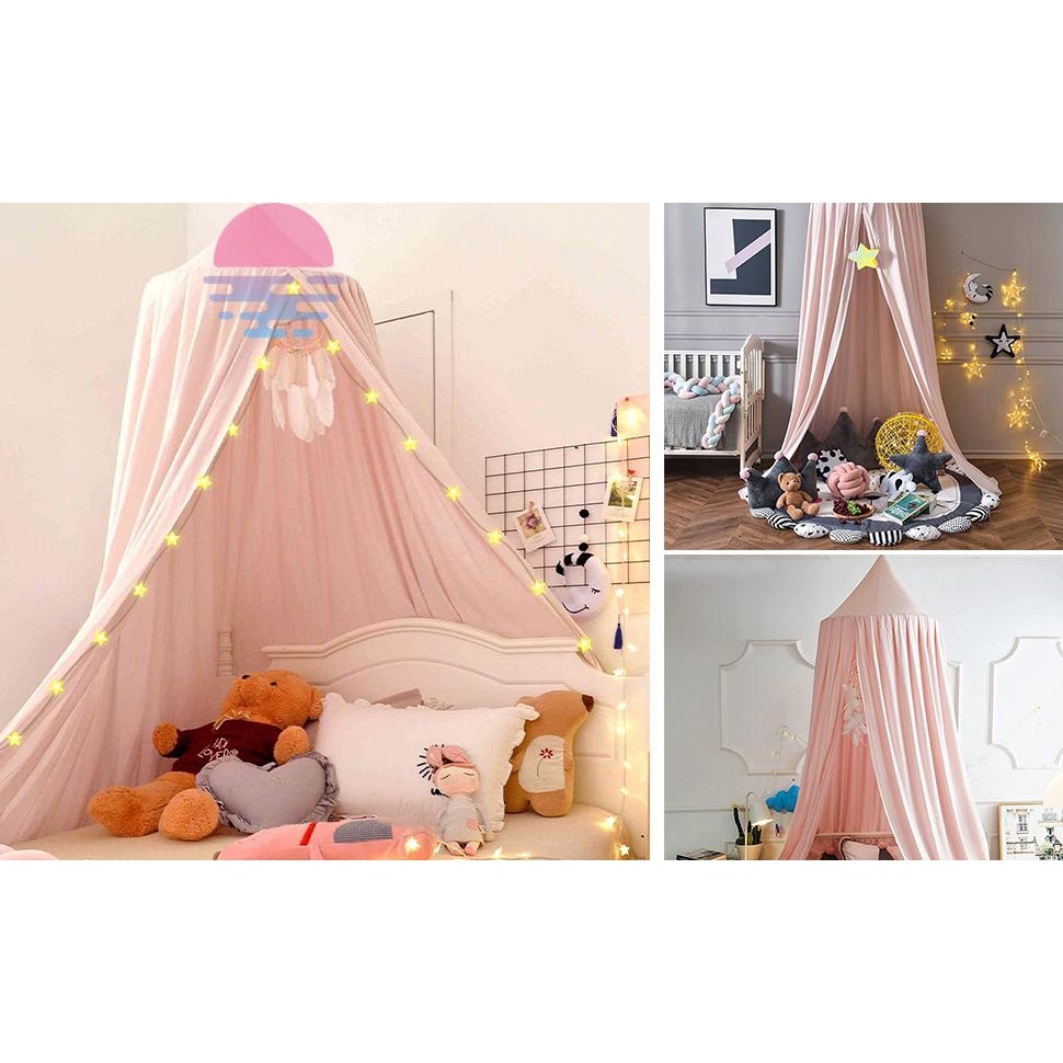 Soft Bed Canopy for Girls Princess Hanging Dome Tent with Hook and ...