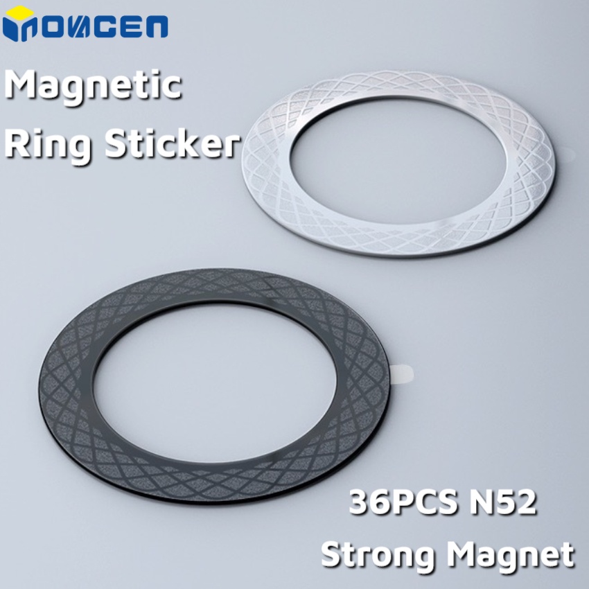 INOAVGEN Universal Magnetic Ring Sticker For Magnetic Wireless Charging ...