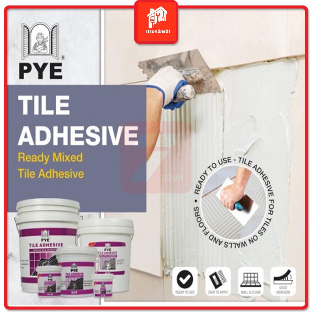 PYE 0.5kg Tile Adhesive Glue Tile (White) | Shopee Malaysia