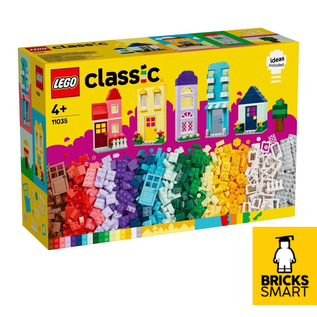 LEGO 11035 Classic Creative Houses Building Toy Set (850 Pieces ...