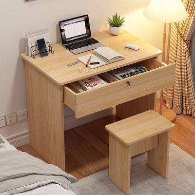 Computer desk small size desk with drawer small table with lock student ...
