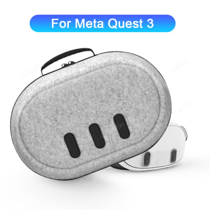 Travel Carrying Case for Meta Quest 3 VR Headset Controllers EVA Hard ...