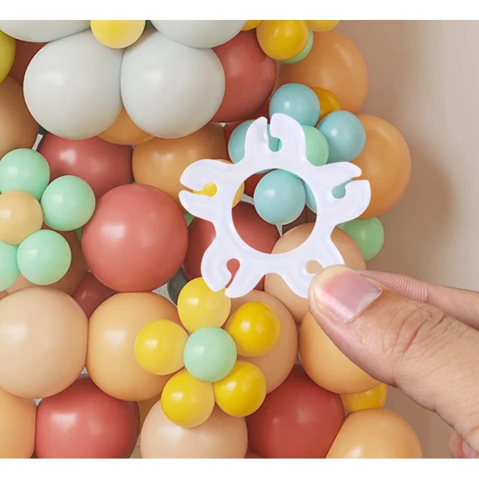 50pcs Balloon Arche Buckle Plastic Clip Bracket Arch Balloon Connector Clip Ring Buckle(337M ...