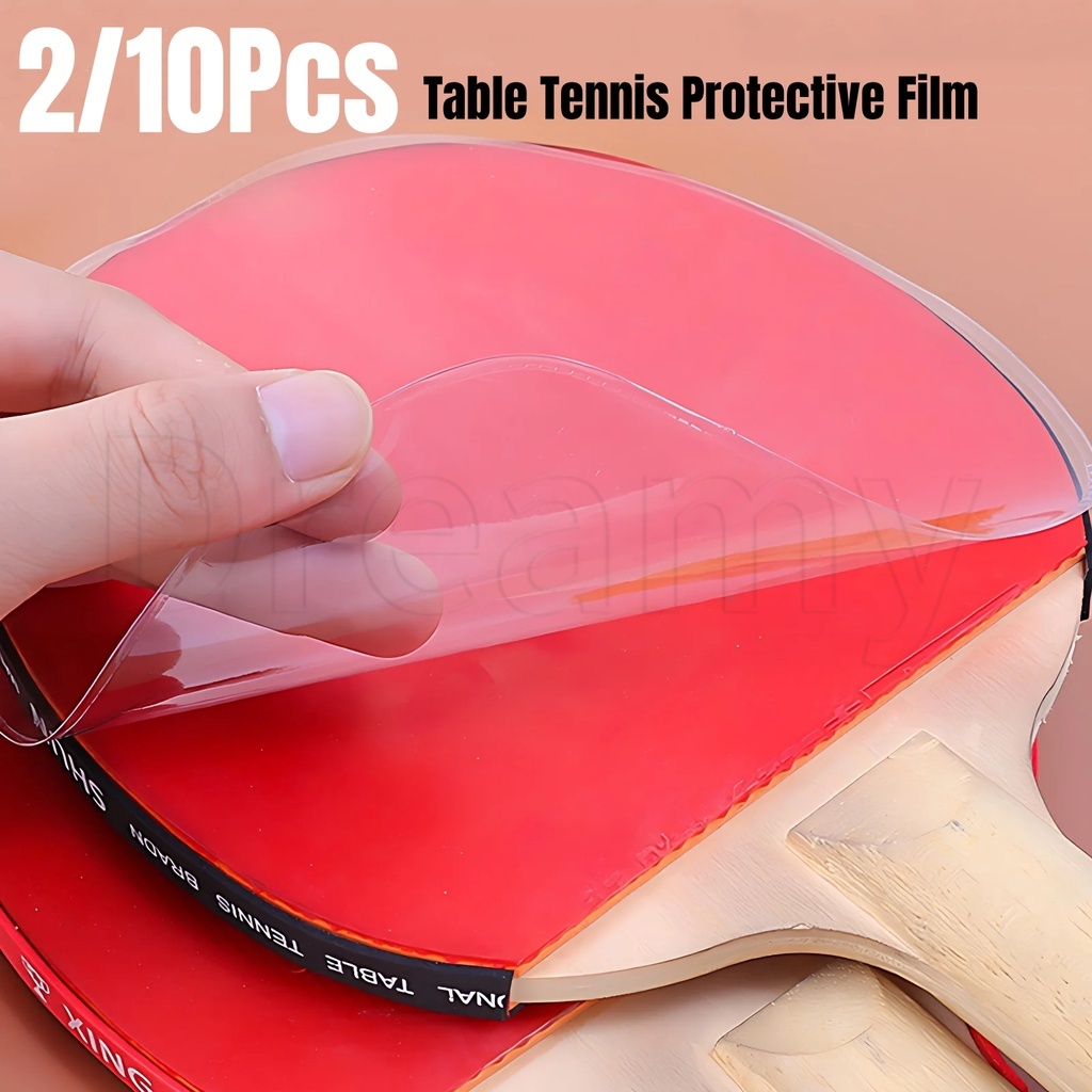 2/10Pcs PVC Ping Pong Racket Covers - Table Tennis Protective Film ...
