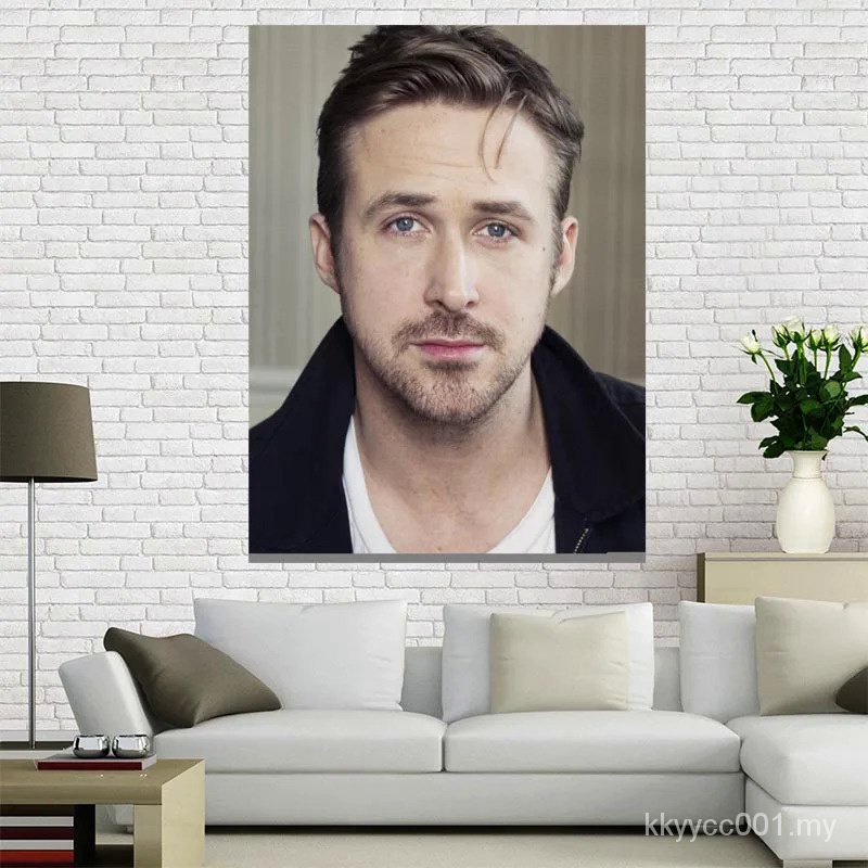 Custom High Quality Ryan Gosling Canvas Painting Wall Silk Poster Cloth ...