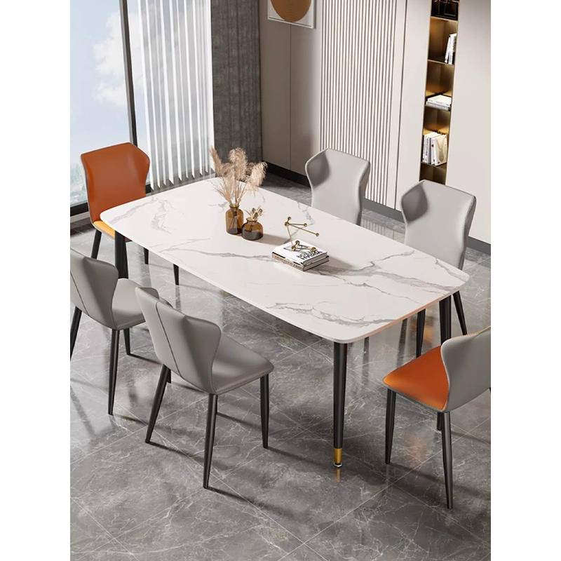 Rock Plate Dining Table Household Small Unit Modern Simple and Luxury ...