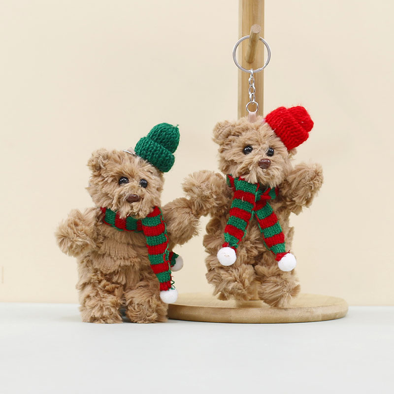 Labubu Doll labubu popmart Cute Barcelona Bear Pendant Cartoon Plush ...