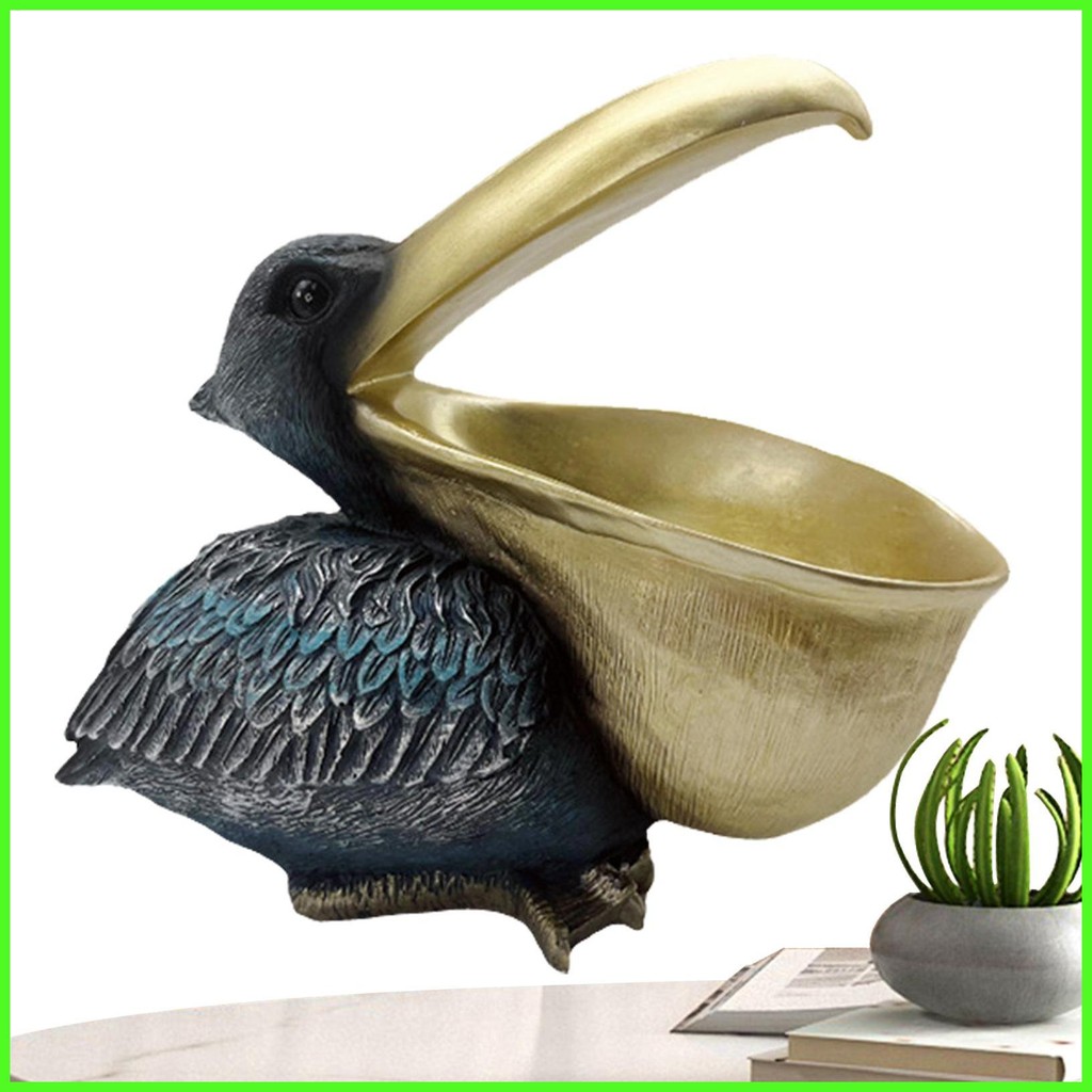 Funny Candy Dish Resin Bird Statue Candy Bowl Decorative Animal ...