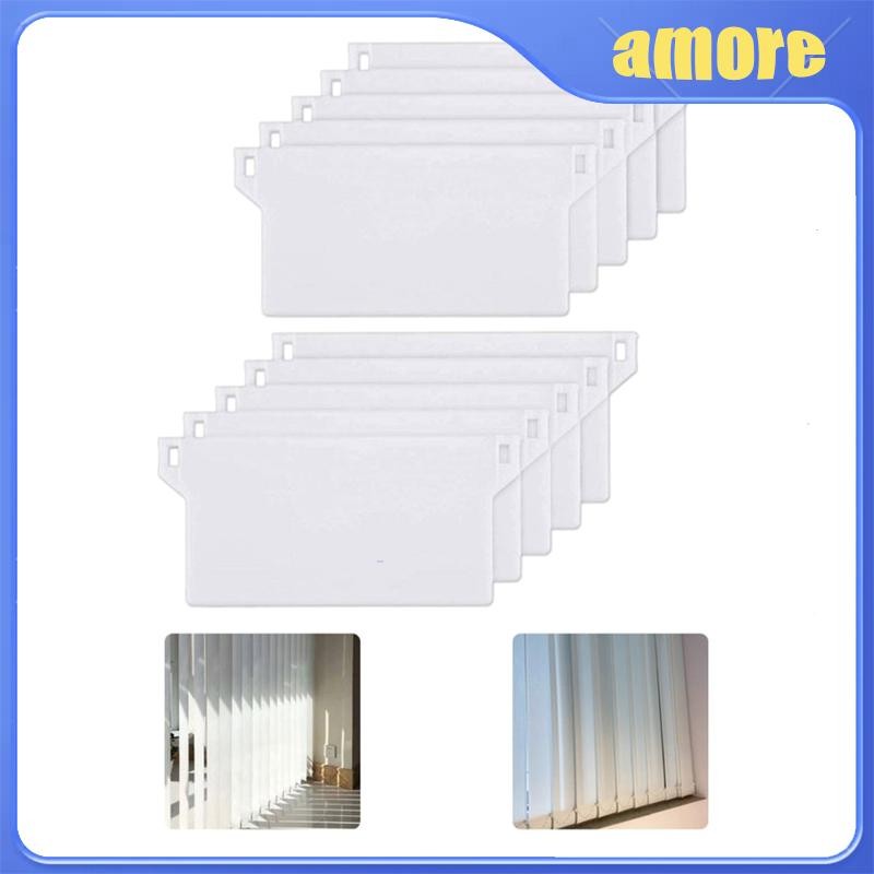 amo Plastic Base Plate 127mm Set of 10 Portable Vertical Blind Bottom ...