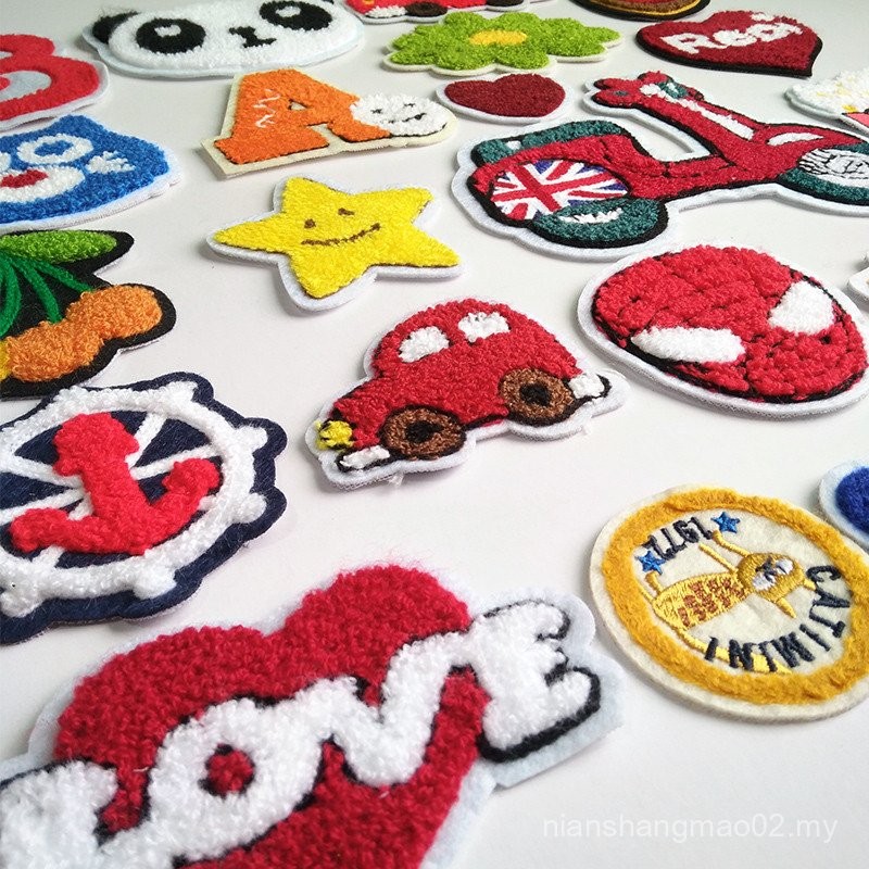 Towel Embroidered Cloth Patch Patch Clothes Hole Subsidy Pattern ...