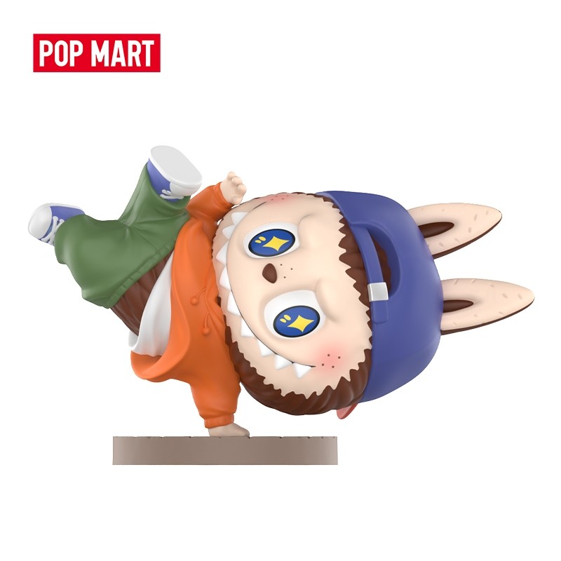 POP MART LABUBU Hip-hop Girl Figure LABUBU Hip-Hop Girl 100%限定街舞吊卡手 ...