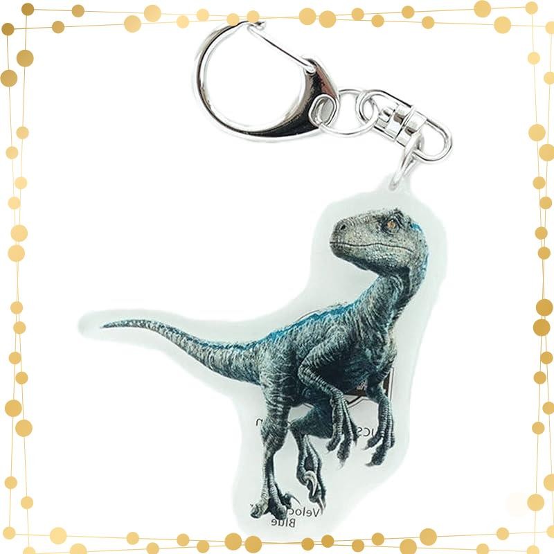 [Unicon] Jurassic World Keychain JURASSIC WORLD Key Holder VELOCIRAPTOR ...