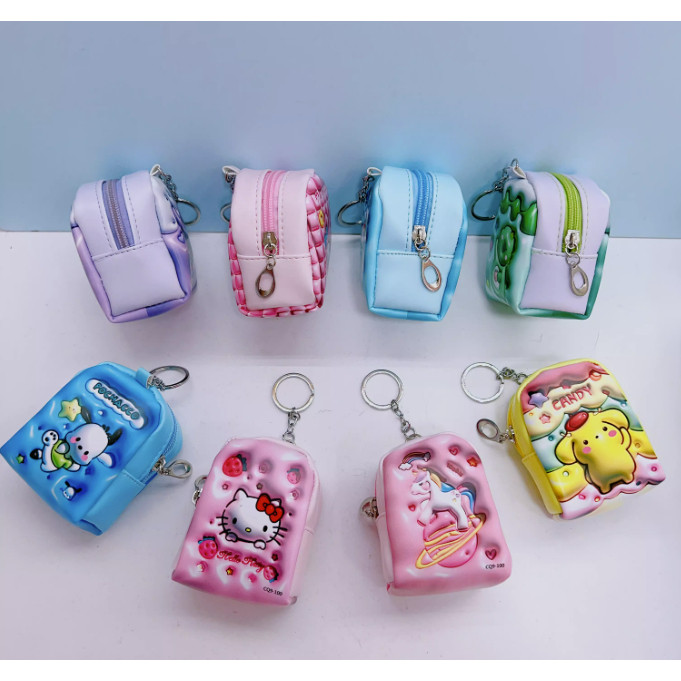 Dompet Syiling 3D Cinnamoroll Pochacco Candy 3D Sensation PU Coin Purse ...