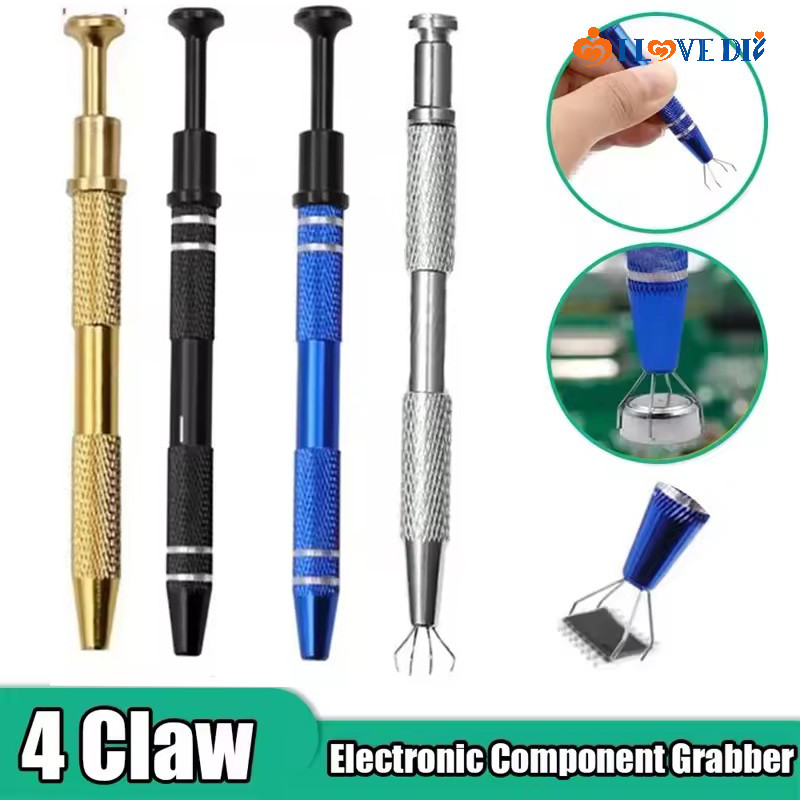 Electronic Component Grabber - Four Claw IC BGA Chip Gripper Extractor ...