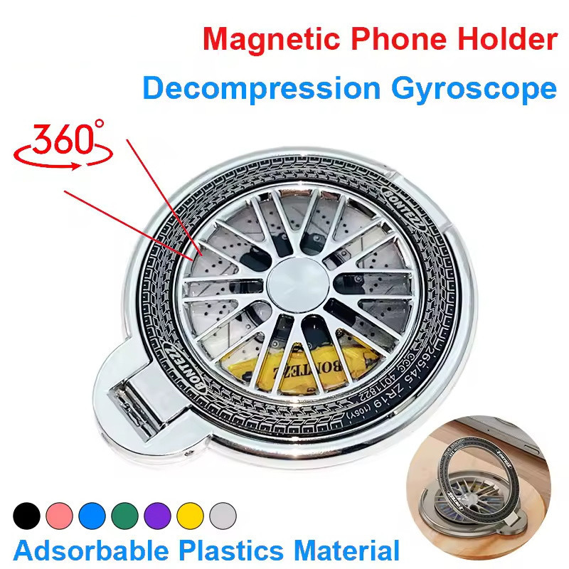 Decompression gyroscope magnetic suction Phone Holder For MagSafe ...