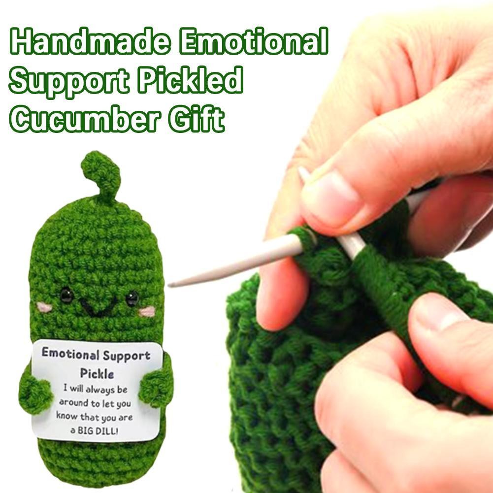 Handmade Emotional-support Pickled Cucumber Gift Crochet Emotional ...