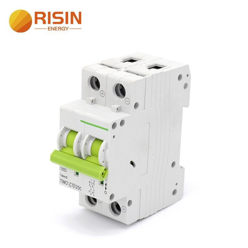 TOMC7-63DC MCB 2P 40A 12V-550V Curve C DC miniature Circuit Breaker ...
