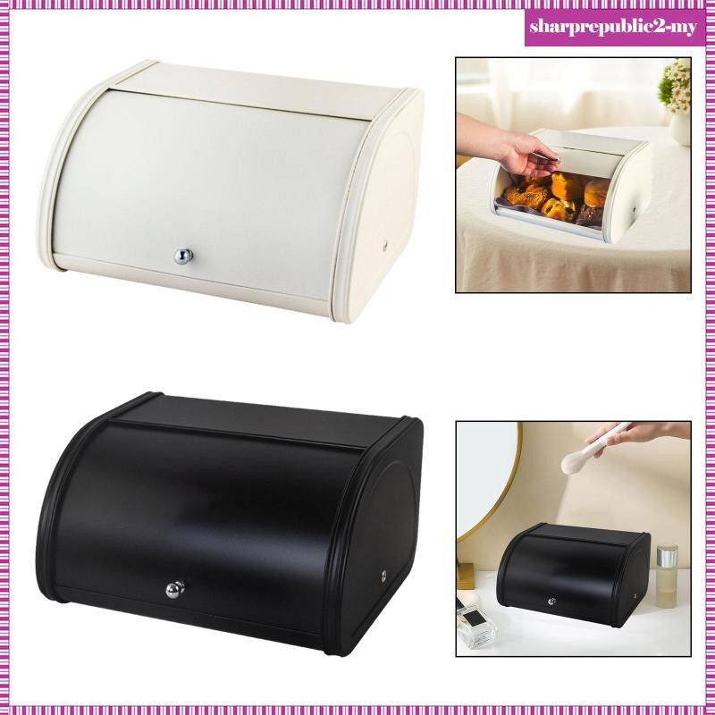 [SharprepublicefMY] Stainless Steel Bread Box Bread Box Keeper ...
