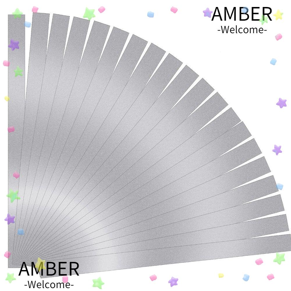 AMBER1 20Pcs Reflective Tape, Non-Contact Reflective Stickers ...