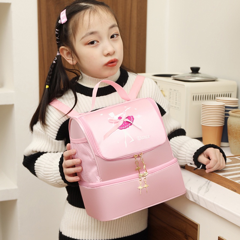 Children's Backpack for Girls Latin Dance Fashion Elegant Kids Ballet ...