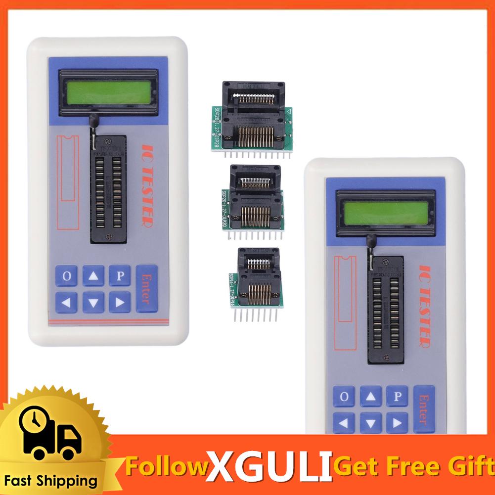 Xguli TSH‑06F Integrated Circuit Tester IC Transistor Meter 5V 3.3V ...