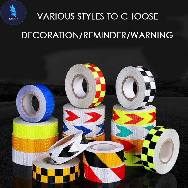 BF 50mmx1m/3m long Car Reflective Sticker Safety Mark Warning Reflector ...