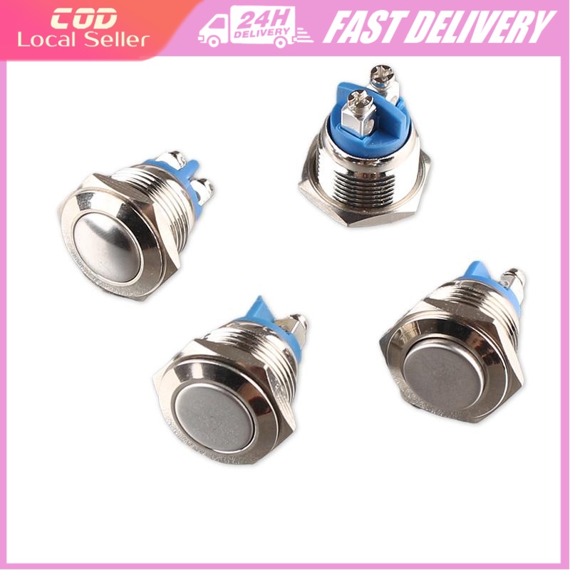 16mm19mm22mm DC Metal Waterproof Push Button Momentary Horn Switch ...
