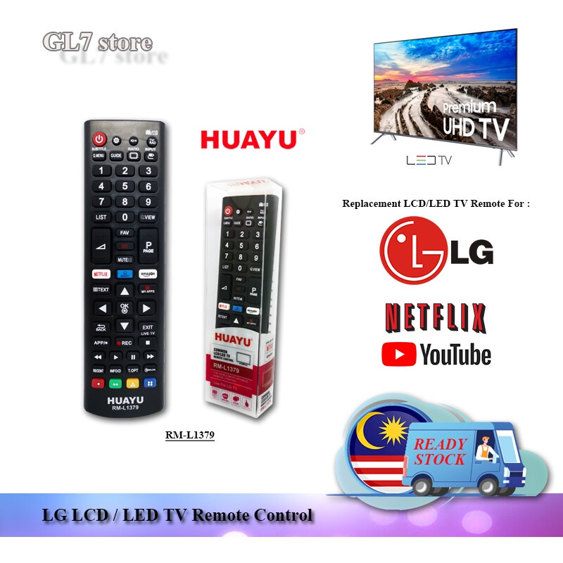 LG LCD LED SMART TV REMOTE CONTROL UNIVERSAL RM-L1379 ALAT KAWALAN JAUH LG LCD /LED TV | Shopee ...