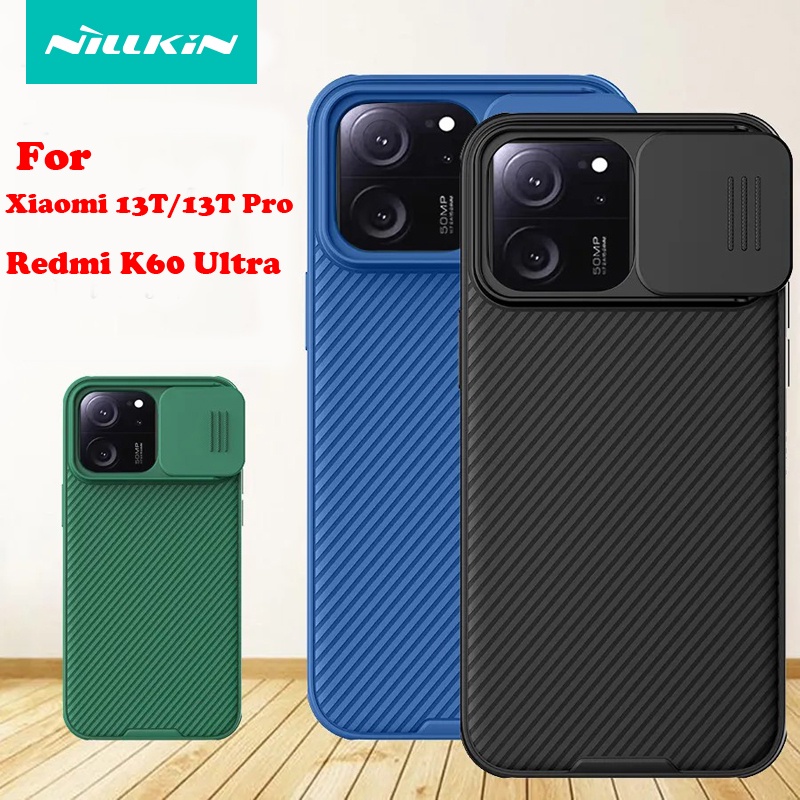 For Xiaomi Redmi K60 Ultra, 13T, 13T Pro Case Original NILLKIN CamShield Pro Shockproof PC TPU ...