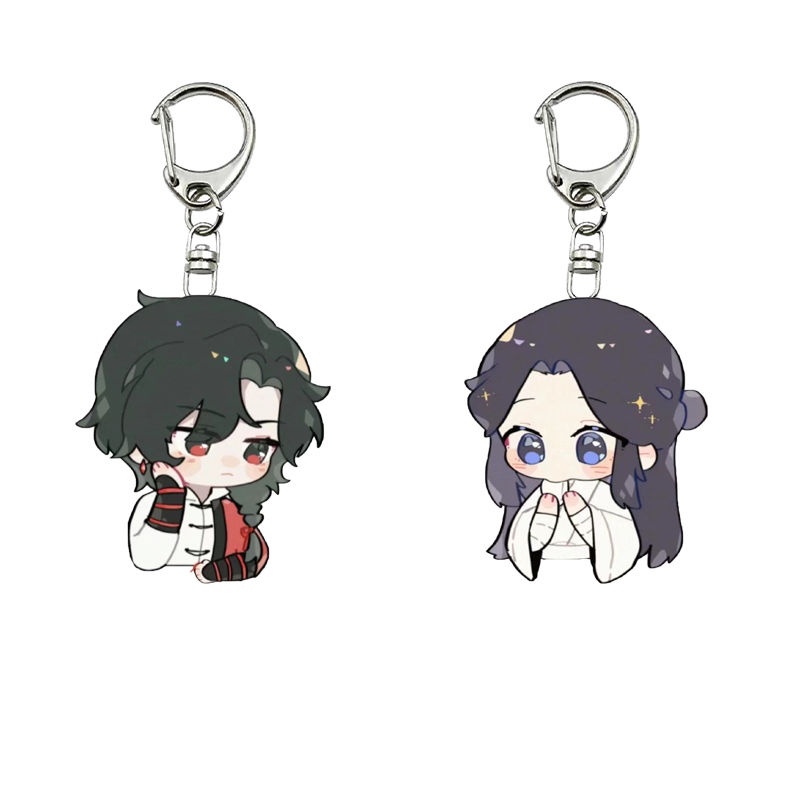 Tian Guan Ci Fu Anime Keychain Women Xie Lian Hua Cheng TGCF Acrylic ...