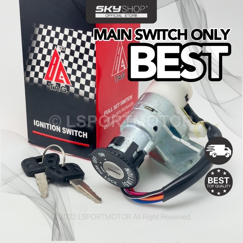 SUZUKI BEST MAIN SWITCH ONLY (TAG) IGNITION SWITCH KEY LOCK STARTER ...