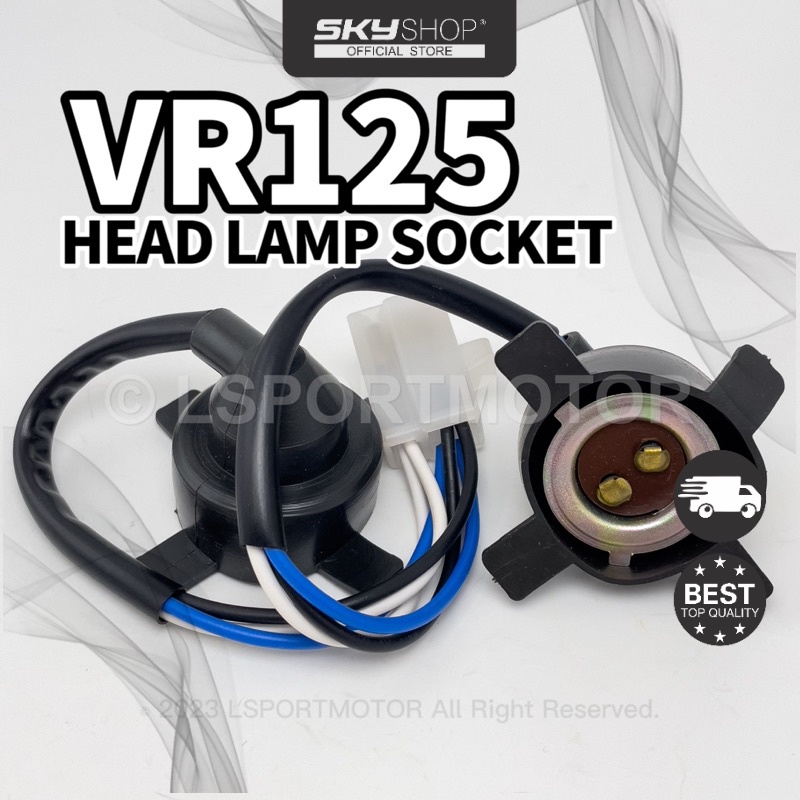 SUZUKI VR125 HEAD LAMP SOCKET FRONT DEPAN LAMPU KEPALA SOCKET WIRE ...