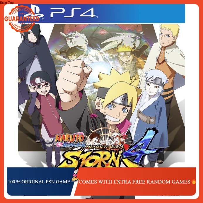 (BUNDLE) Naruto Shippuden: Ultimate Ninja Storm 4 Road to Boruto (PS4 & PS5) Activated Digital ...