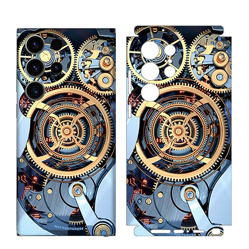 Technology Gear Decal Skin for Samsung Galaxy S23 S22 S24 Ultra A54 A55 ...