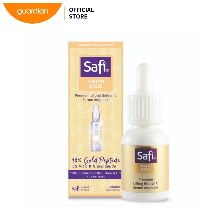 Safi Youth Gold Lifting Golden C Serum Ampoule 15ml | Shopee Malaysia