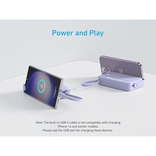 Anker A1647 20K 22.5W High-Speed Charging PowerBank with Built-In USB-C ...