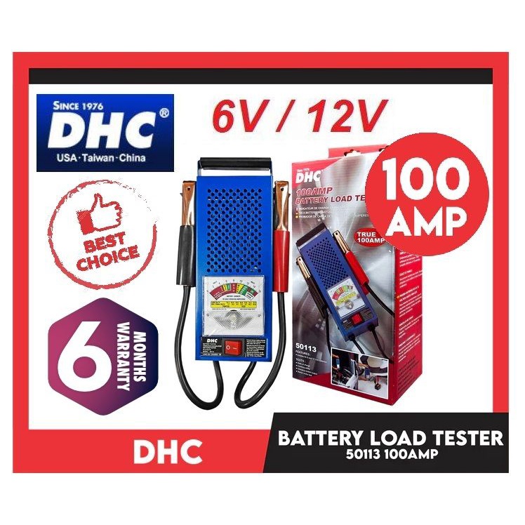 DHC 6V / 12V 100AMP Battery Load Tester | Shopee Malaysia