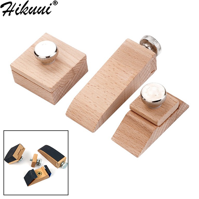 Sand Paper Retainer Hand Tools Square Bevel Wedge Sanding Block Wooden ...