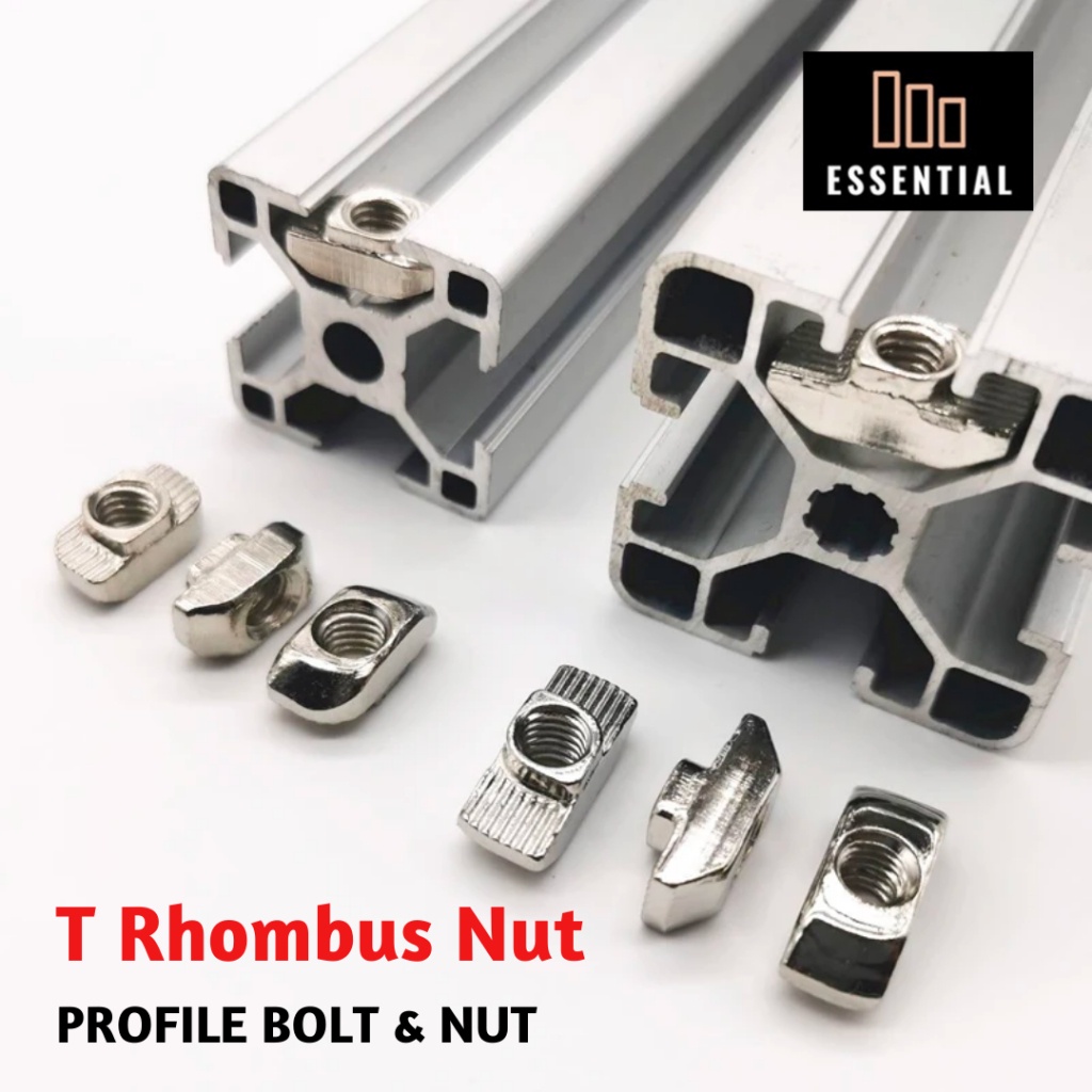 T Nut Hammer Head Nut Rhombus Nut Aluminium Profile EU 20 30 40 45 ...