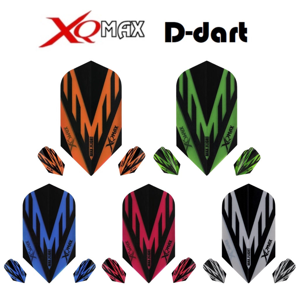 XQMAX Dart Flights - XQMAX SLIM Max Flight Extra Strong 100 Micron ...