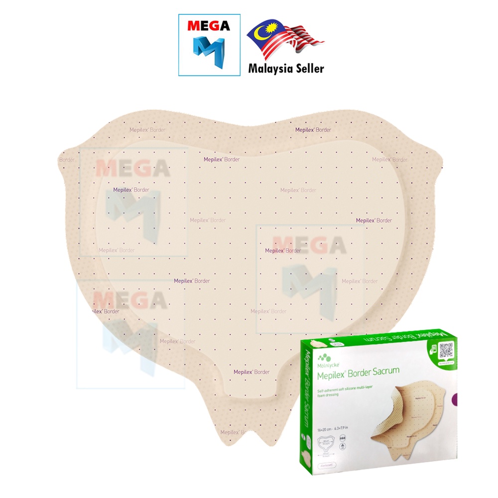 (282050)Molnlycke Mepilex Border Sacrum 16cm x 20cm(1PC) | Shopee Malaysia