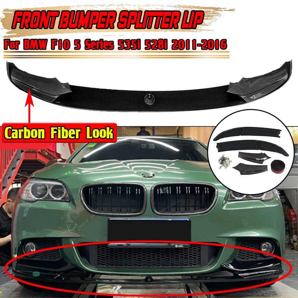 4pcs Car Front Bumper Lip Spoiler Splitter Surround Molding Cover Trim ...