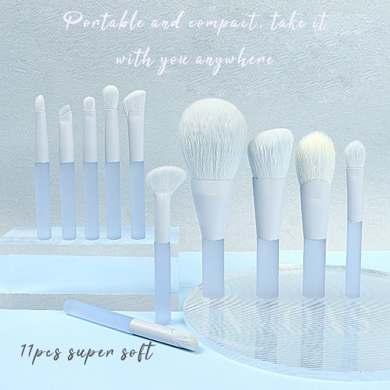 High quality Mini Makeup Brush Set Portable Mini Travel brush Set Blush ...